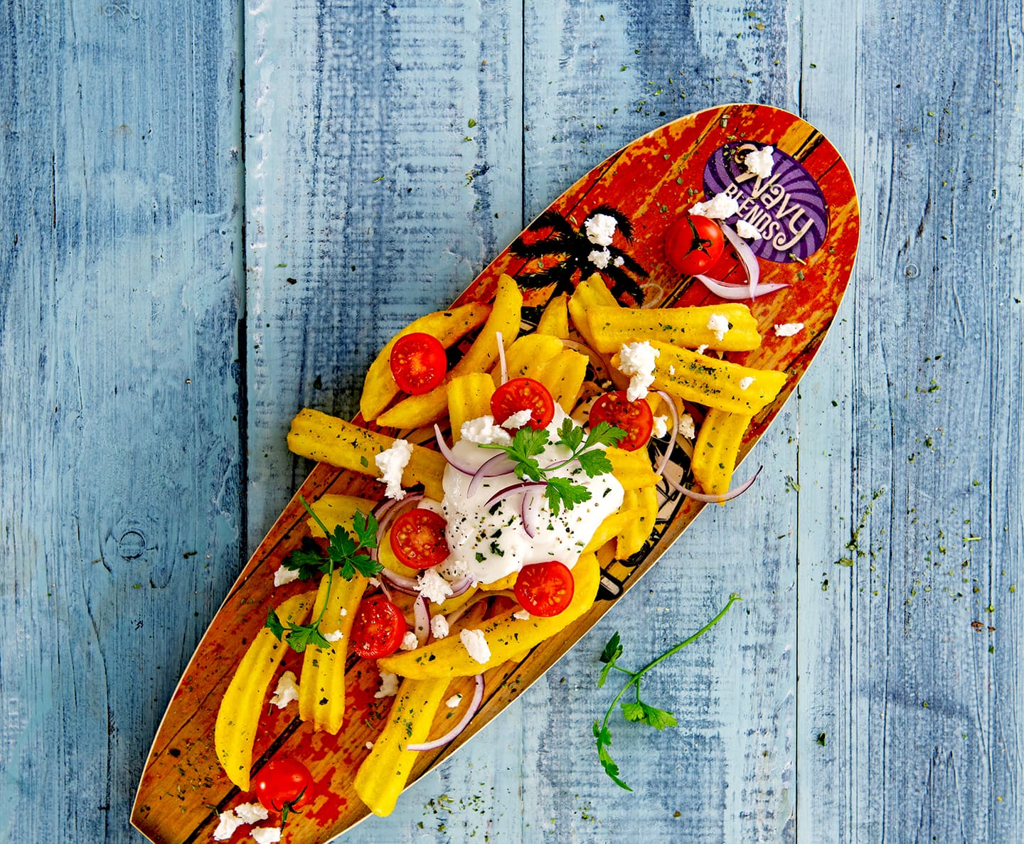 Wavy Blends Garlic and Herbs | Wavy Blends | Aviko Foodservice